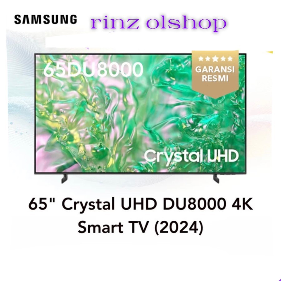 Jual SAMSUNG 65DU8000 / DU8000 CRYSTAL UHD 4K Tizen OS Smart TV 65 Inch - UA65DU8000KXXD ...
