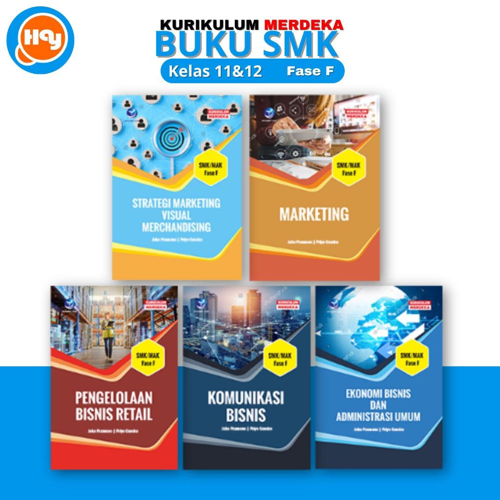 Jual Buku Kurikulum Merdeka Kelas 11,12 SMK Fase F | Strategi Marketing ...