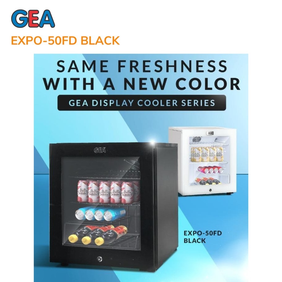 Jual GEA DISPLAY COOLER Showcase Mini GEA EXPO 50FD / EXPO 50 FD Black ...