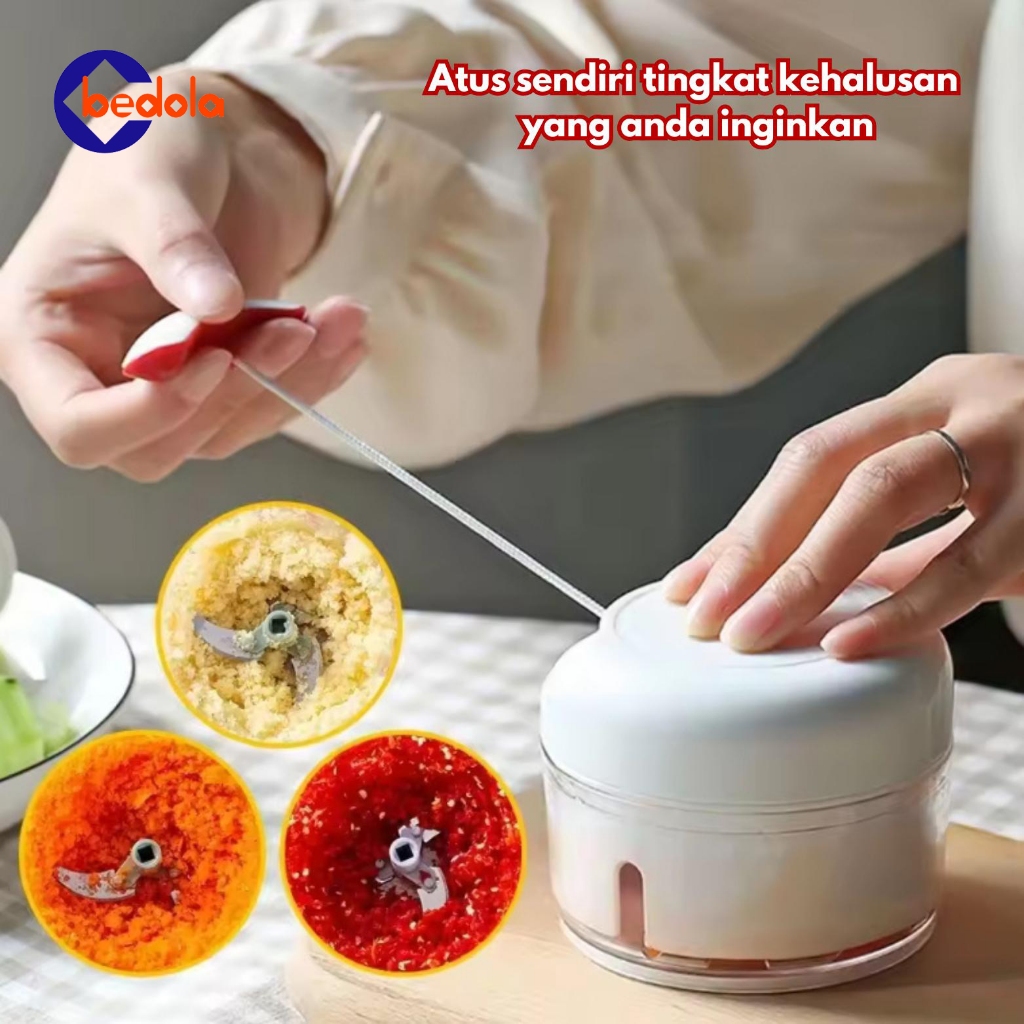 Jual Mini chopper tarik tangan manual chopper serbaguna speedy chopper ...