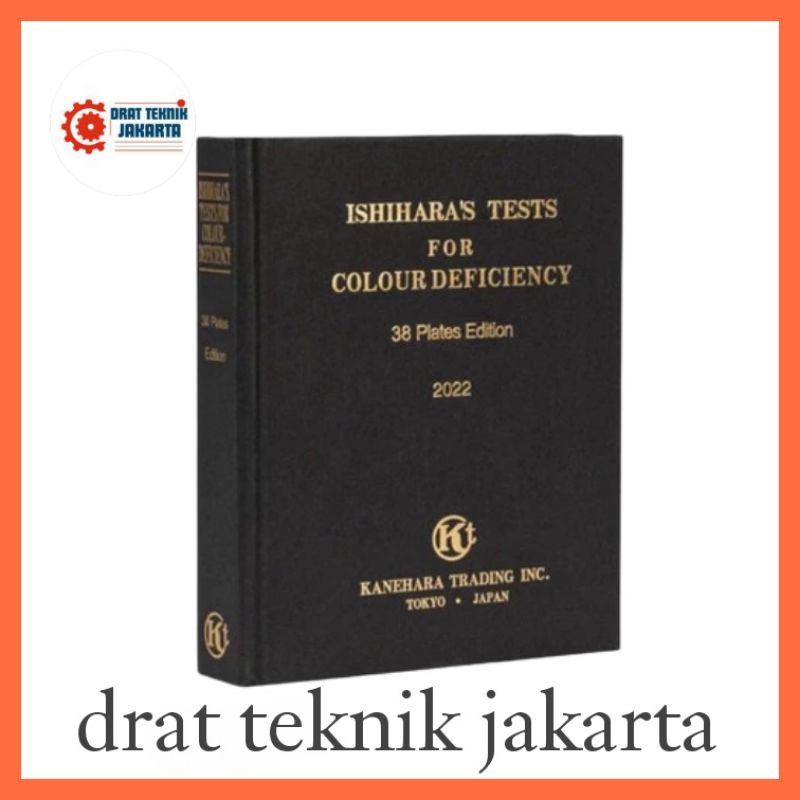 Jual buku cek tes buta warna Isihara ishihara 38 plates | Shopee Indonesia