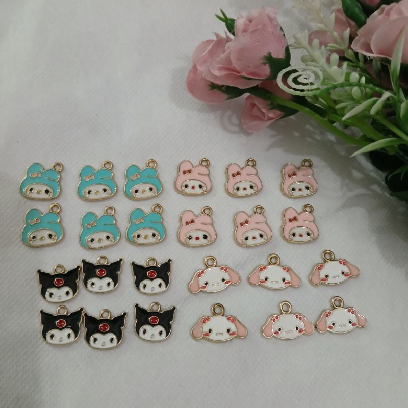 Jual Charm epoxy random warna tidak bisa pilih warna /liontin gelang ...