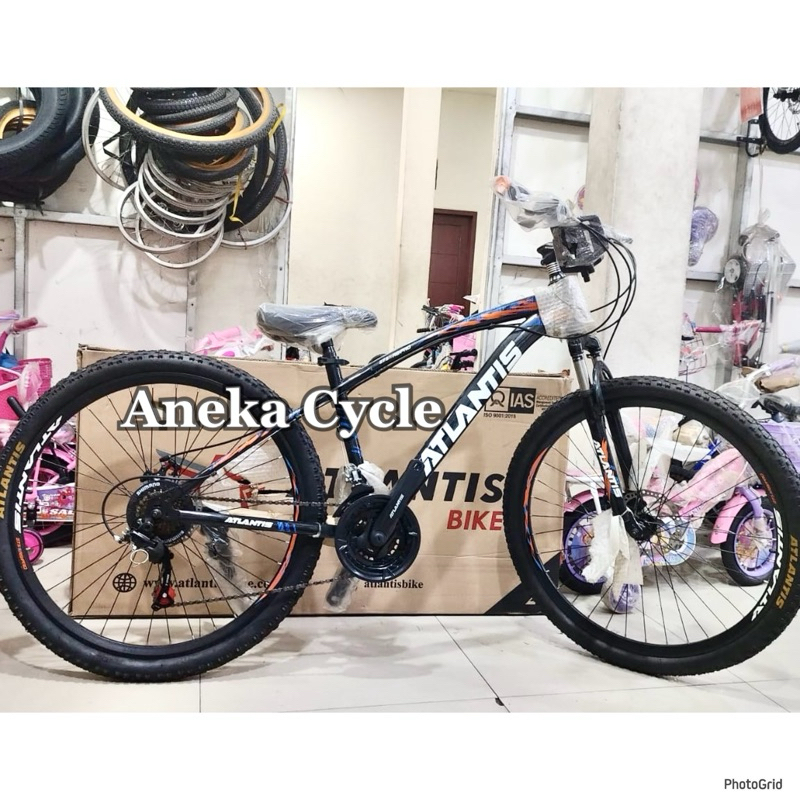Jual Sepeda Gunung MTB Mountain Bike Atlantis 27,5 Inch Rem Cakram Disc Brake | Shopee Indonesia