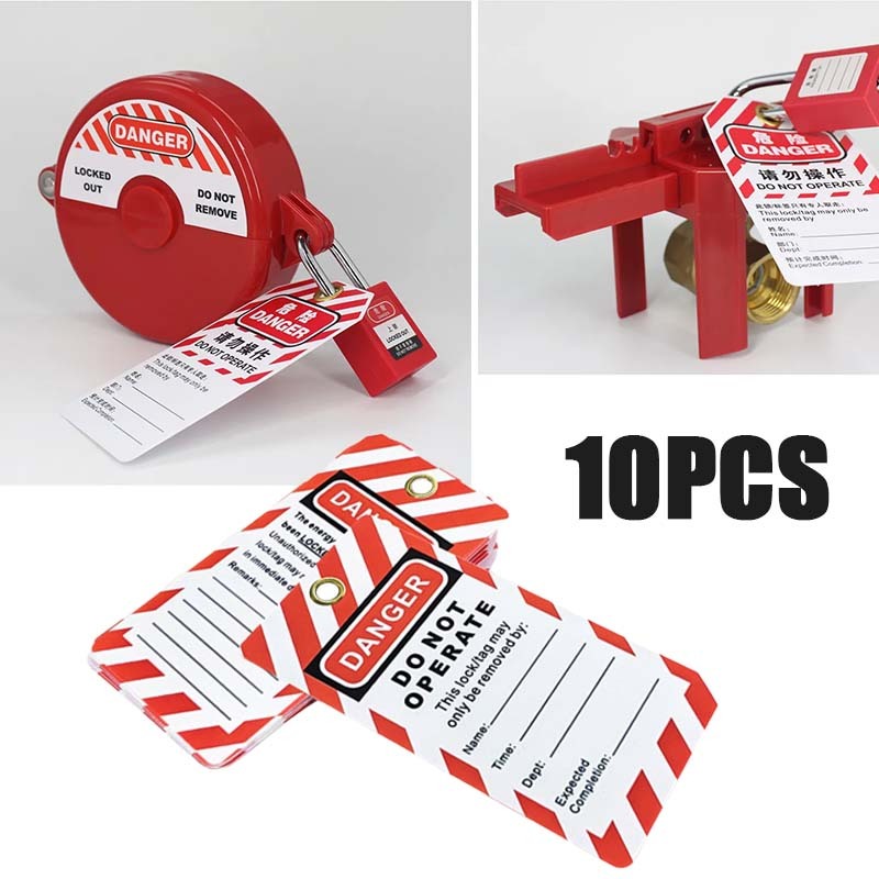 Jual Tag Out Loto Osha Do Not Operate Label Tag Safety Padlocks Lockout ...