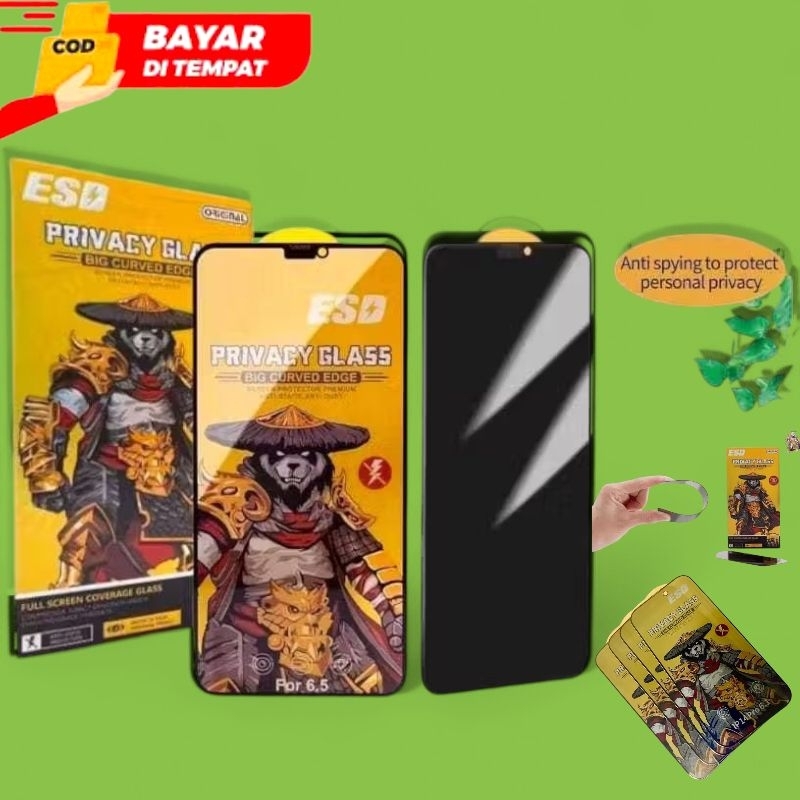Jual Tempered Glass Esd Panda Anti Spy Vivo Y32 Y32t Y33 Y33s Y33t Y35 Y36 Y38 Y39 Y50 Y50i Y50t ...