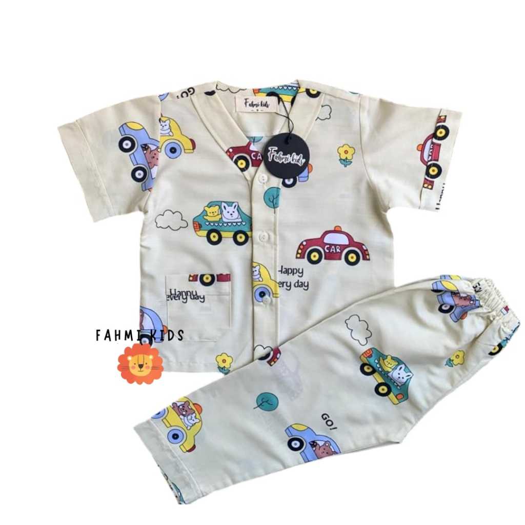 Jual Piyama Anak Premium Untuk Usia 1-10 Tahun Bahan Adem Tanpa Kerah ...