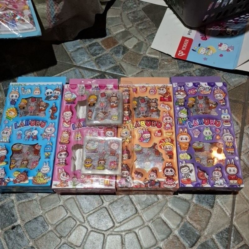 Jual Stiker 2d box Labubu copy bara dll 100pc | Shopee Indonesia