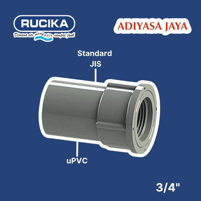 Jual Faucet Socket AW 3/4 (Rucika) / SDD (Sock Drat Dalam) | Shopee ...