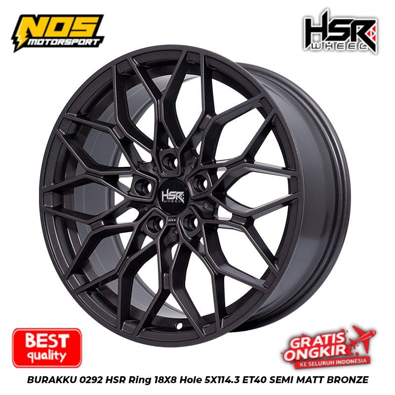 Jual VELG MOBIL RING 18 PCD 5X114 ET40 HSR BURAKU ORIGINAL R15 | INNOVA ALPHARD XPANDER HRV RUSH ...