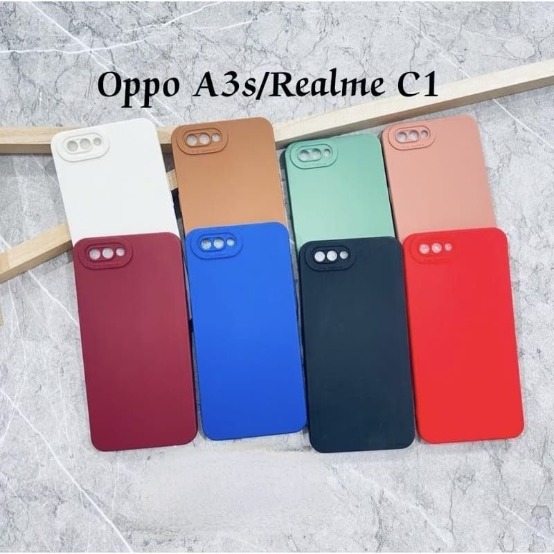 Jual Softcase Pro Camera OPPO A3S / C1 Candy Case Full Color 3D Silikon ...