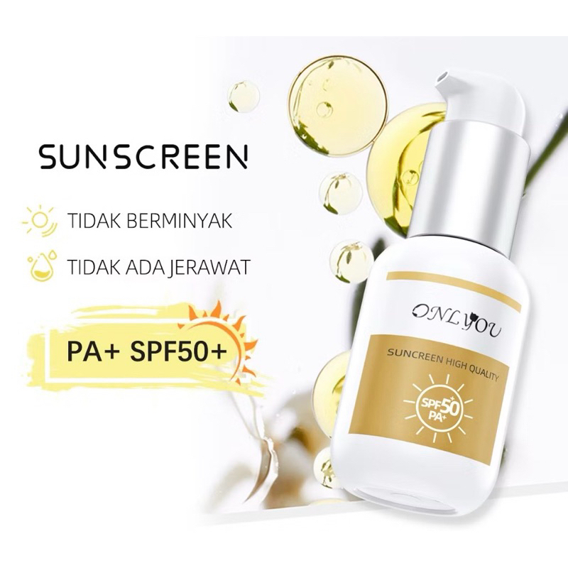 Jual ONLYOU Sunscreen SPF50+ PA+ Tabir Surya Skincare Sunblock Untuk ...
