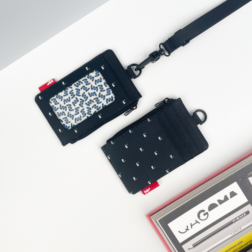 Jual ID Card Holder Hanging Wallet Name Tag Lanyard Dompet Kartu ...