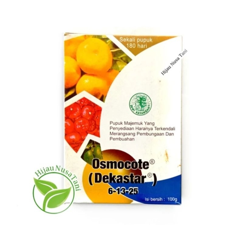 Jual OSMOCOTE / DEKASTAR 6-13-25 100gram - Pupuk Slow Release ASLI ...