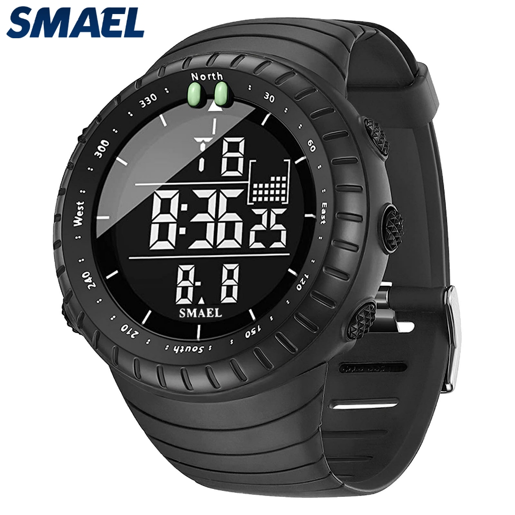 Jual SMAEL 1237 Original Jam Tangan SPORT Analog Digital Pria Wanita Tahan Air 50 Meter | Shopee ...