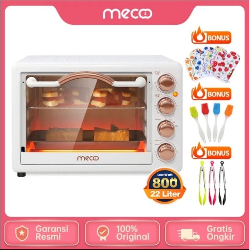 Jual mecco oven listrik estetik 22 liter low watt meco meko open ...