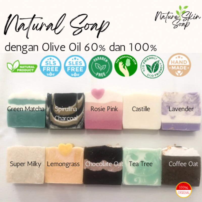 Jual BUY 5 FREE 1 SABUN NATURAL NATURE SKIN | Shopee Indonesia