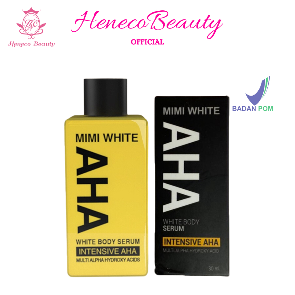 Jual MIMI White AHA Body Exfoliate Serum 30ml | Shopee Indonesia