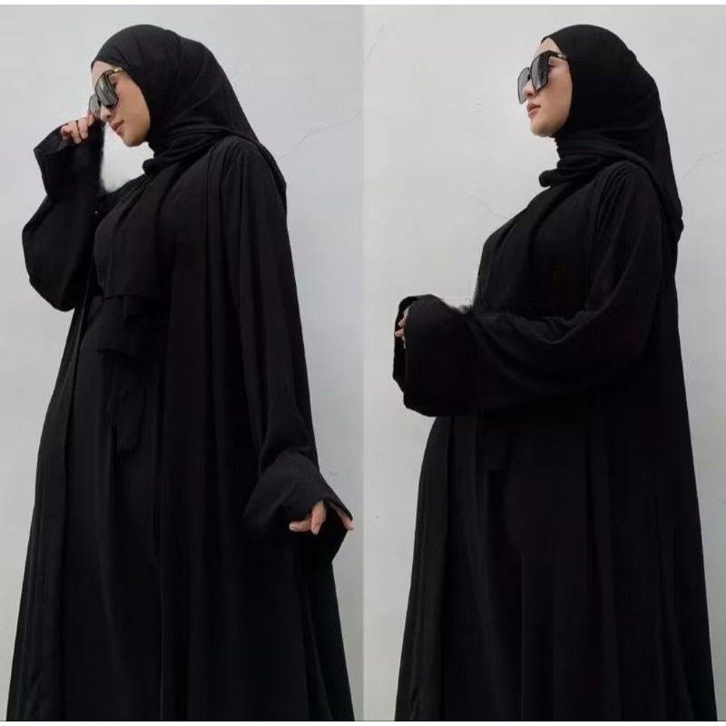 Jual BLESSED311_ COD | ABAYA TURKEY PLUSS OUTER | ABAYA SET PREMIUM ...