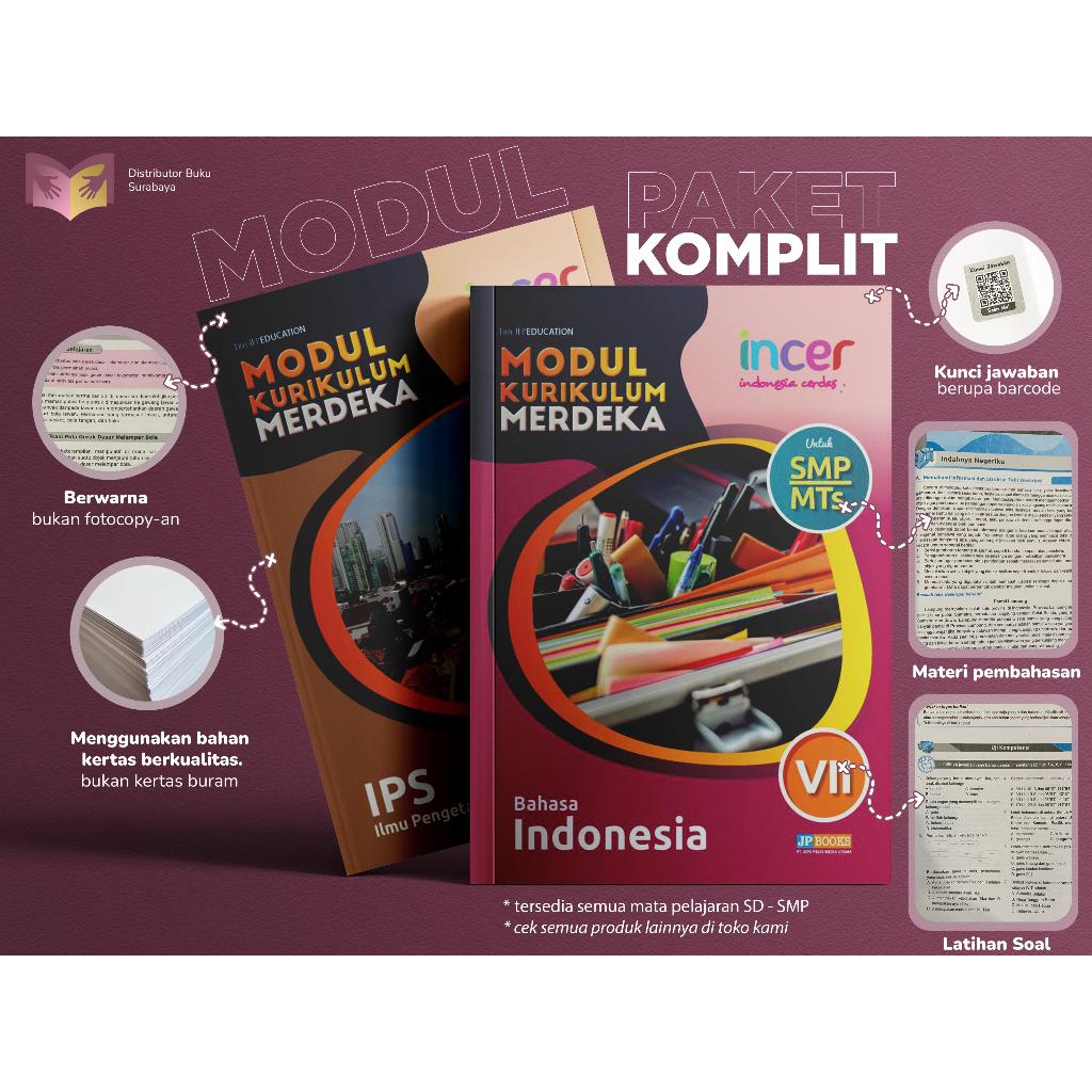 Jual Buku Modul Latihan Soal Siswa + Pembahasan Materi (Plus Kunci Jawaban) Incer Smp Kelas 7 ...
