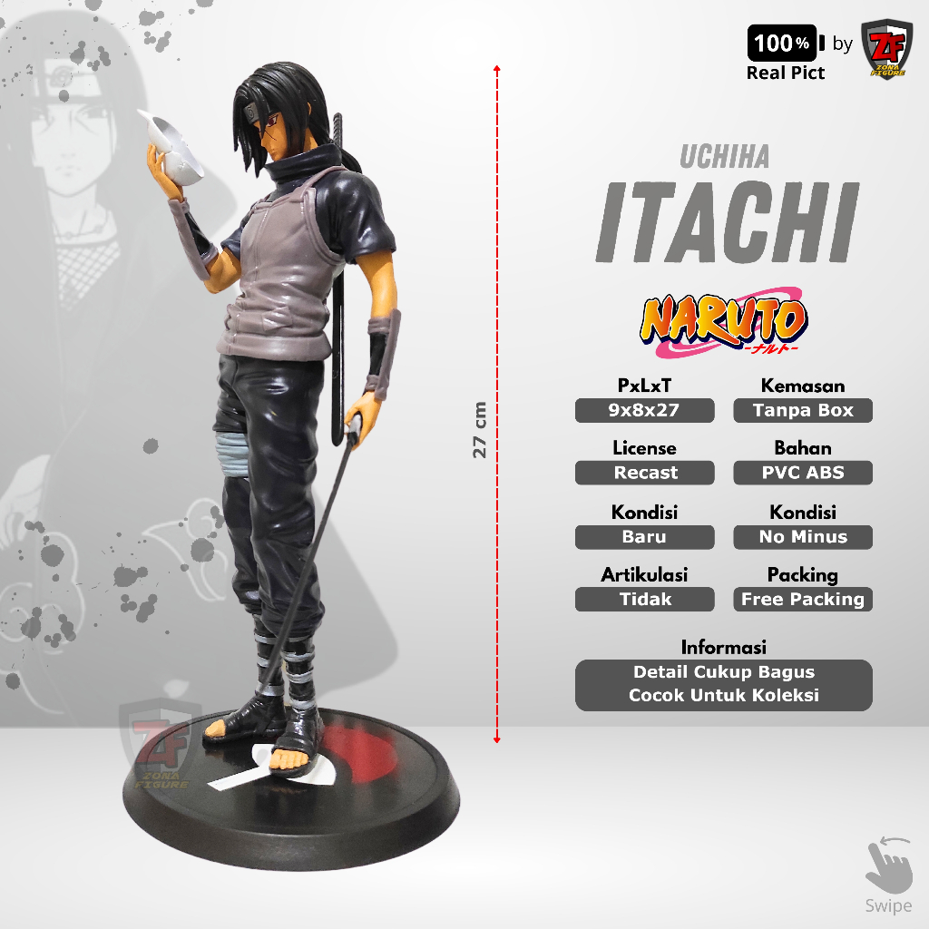Jual Action Figure Naruto Figure Uchiha Itachi Pajangan Naruto Koleksi ...