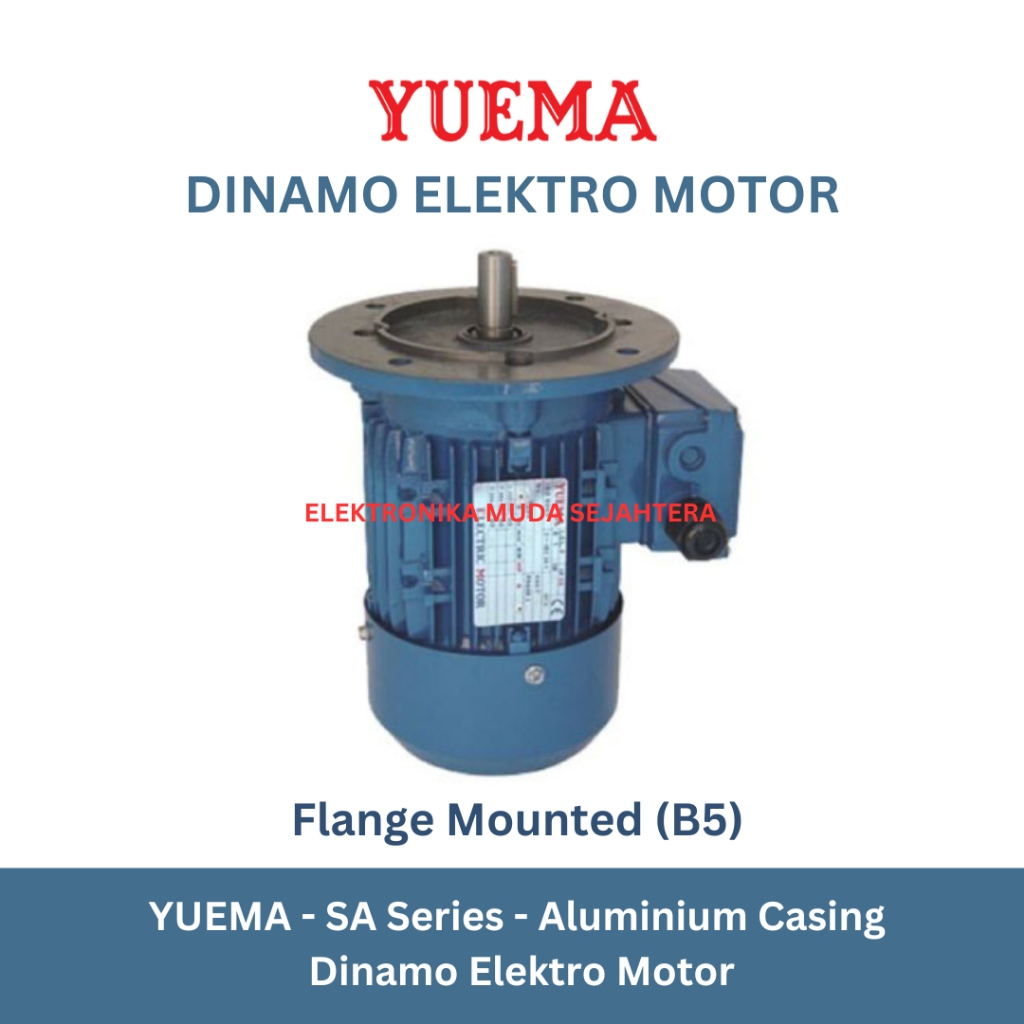 Jual Dinamo Elektro Motor 5.5KW 7.5HP 3 Phase 380V/6600V 50HZ B5 Flange Yuema SA | Shopee Indonesia