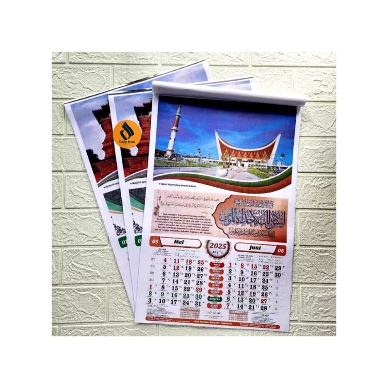 Jual KALENDER MASJID ARAB THN 2025/KALENDER DINDING 2025 | Shopee Indonesia