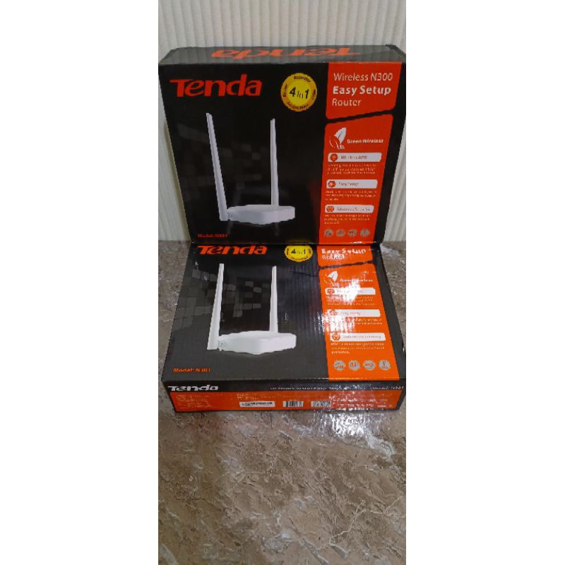 Jual Tenda N301 Wireless Router 300Mbps Easy Setup | Shopee Indonesia