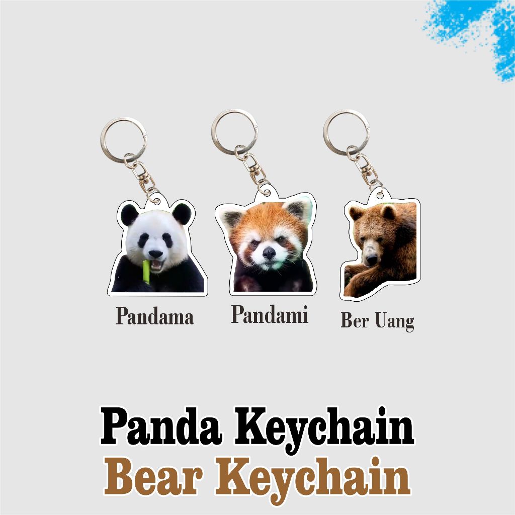 Jual Panda Bear Keychain | Shopee Indonesia
