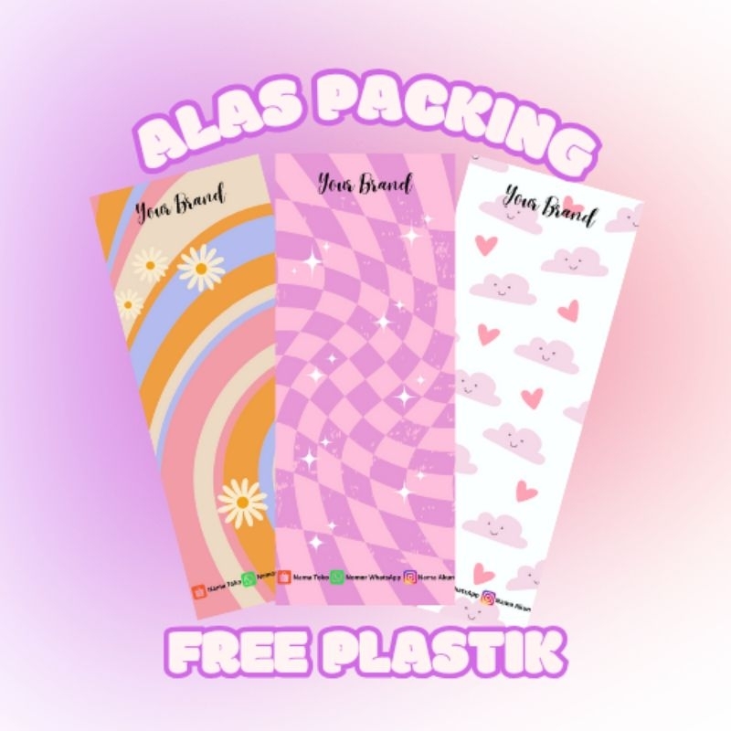 Jual Alas Packing Free Gift||Alas Packing Aesthetic Strap Phone||Free ...