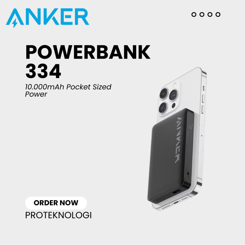 Jual ANKER 334 Powerbank MagGo 10000mAh Magnetic Magsafe Wireless ... Jual ANKER 334 Powerbank MagGo 10000mAh Magnetic Magsafe Wireless ...