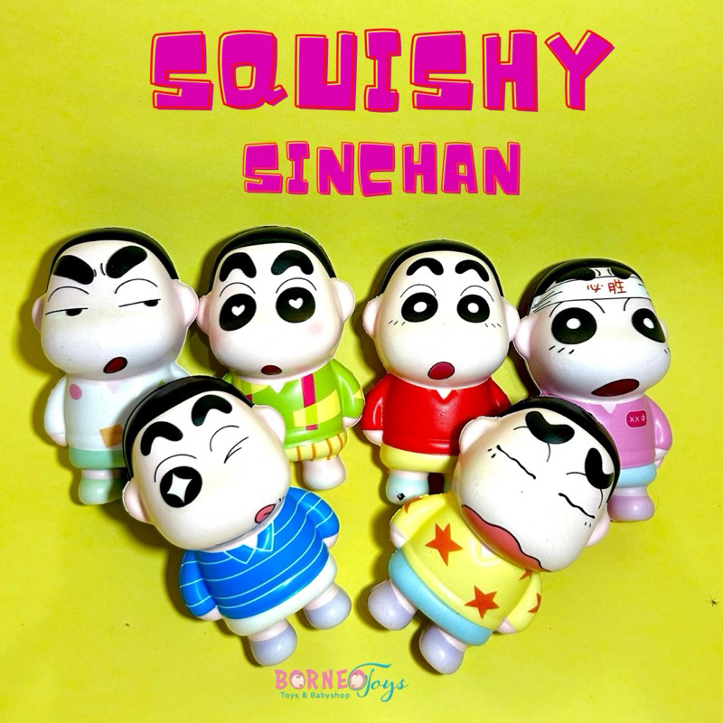 Jual SQUISHY KARAKTER CRAYON SINCHAN/ SQUISHY SINCHAN LUCU/ SQUISHY ...