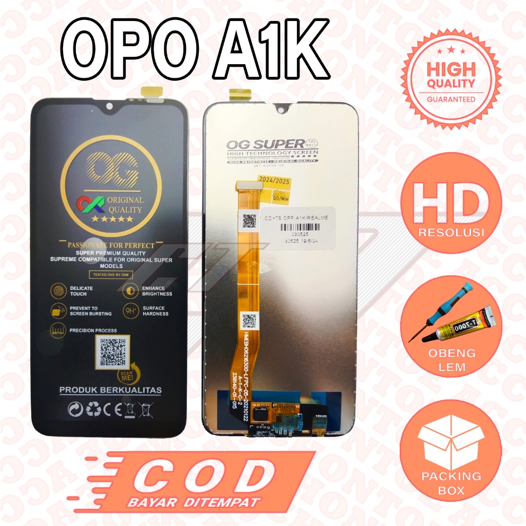 Jual LCD OPPO A1K TOUCHSCREEN LCD OPO A1K LAYAR SENTUH OPO A1K ORIGINAL ...
