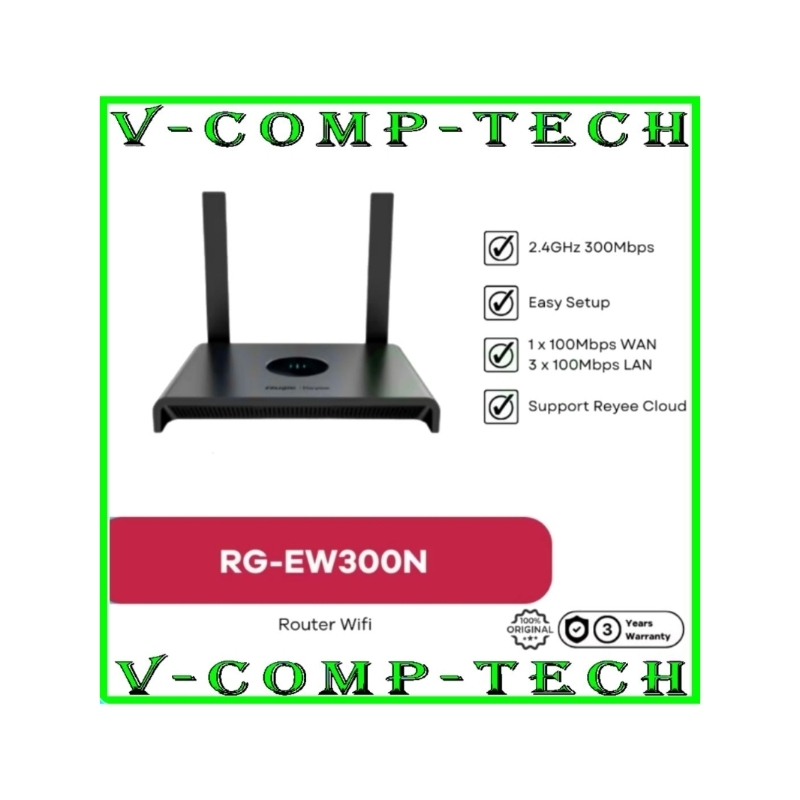 Jual Router Ruijie REYEE RG-EW300N kecepatan 300mbps / Router Wireless ...