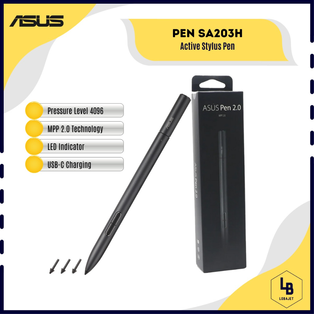 Jual ASUS PEN SA203H - MPP 2.0 Active Stylus Pen 4096 Pressure ...