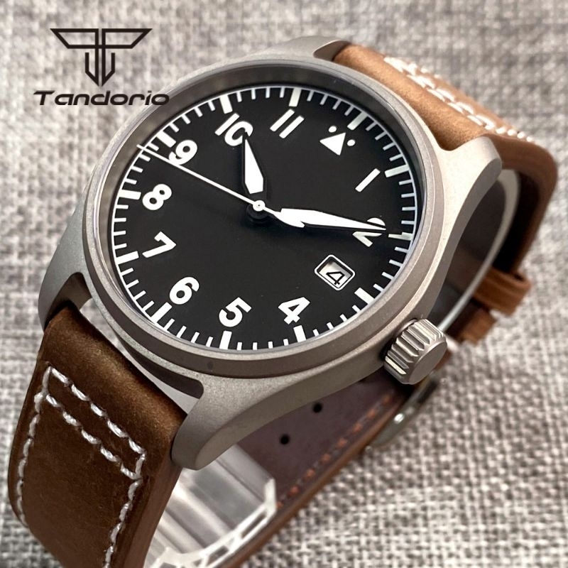 Jual TANDORIO TITANIUM FIELD WATCH AUTOMATIC SEIKO NH35 A AUTOMATIC ...