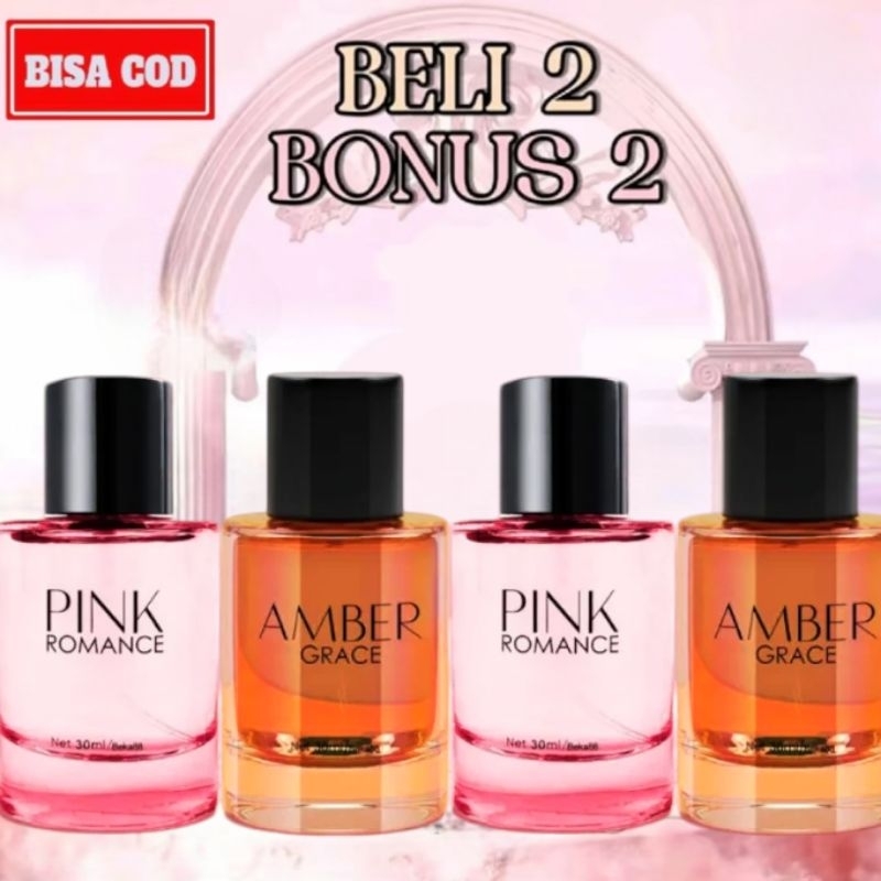 Jual Beli 1 Dapat 4 Parfum Miniso Pink Romance Amber Grace Pink Sweet ...