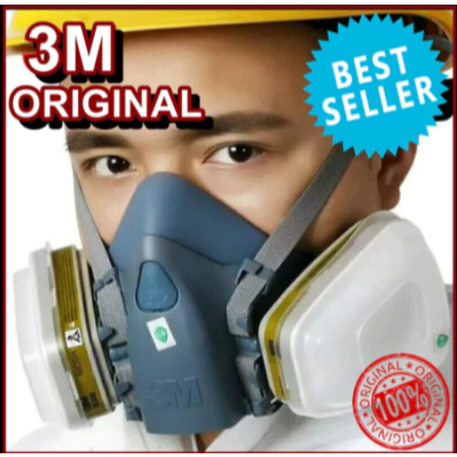 Jual Masker 3M Original Masker Cat Masker Anti Debu Bakteri Masker Gas ...