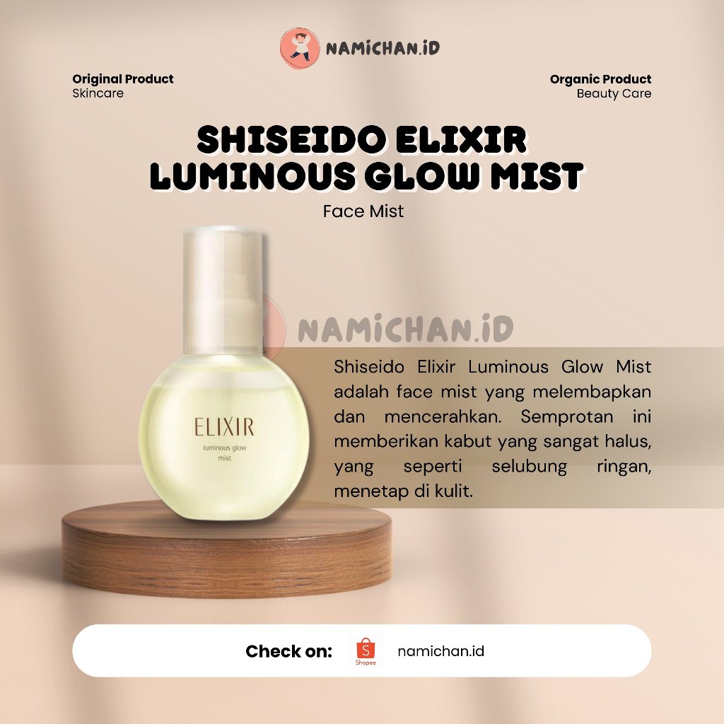 Jual [ PO Japan Januari 2025 ] Shiseido Elixir Luminous Glow Mist 80 ml ...