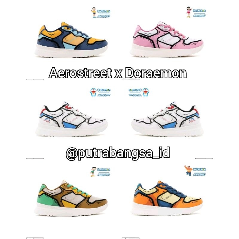 Jual Aerostreet x Doraemon || Aerostreet x Shizuka || Aerostreet x ...