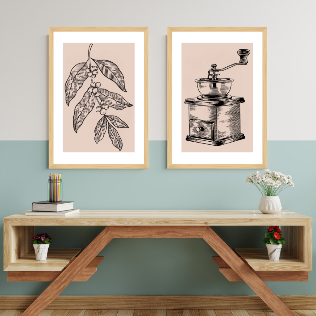 Jual POSTER KOPI AESTHETIC COFFEE BARISTA A3+ BINGKAI KAYU PREMIUM ...