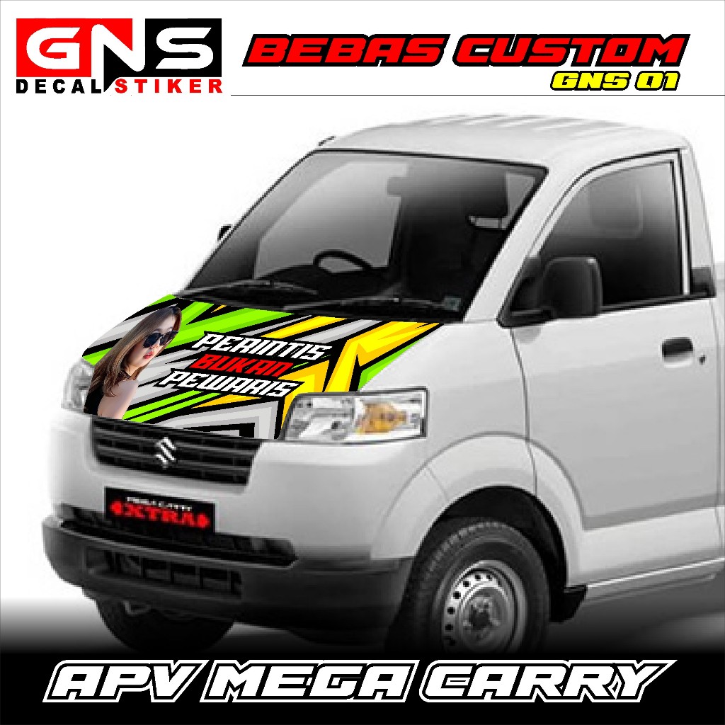 Jual STIKER DECAL KABIN DEPAN SUZUKI APV MEGA CARRY | Shopee Indonesia