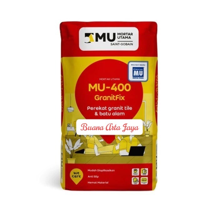 Jual Mortar Utama ( MU ) 400 GranitFix Perekat Granite Tile dan Batu ...