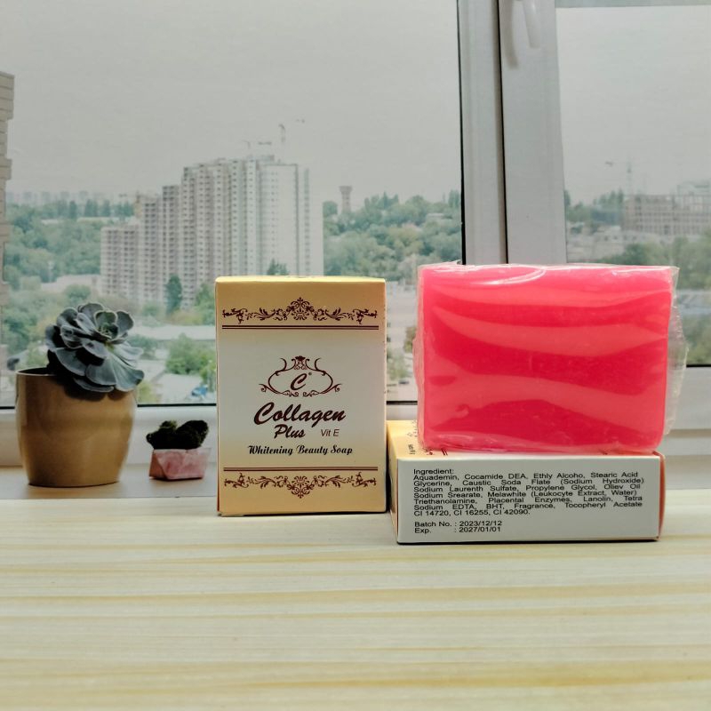 Jual sabun collagen whitening beauty soap original | Shopee Indonesia