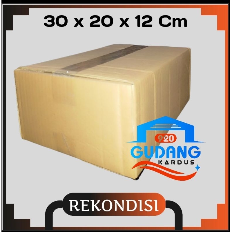 Jual KARDUS PACKING/KARTON/BOX UKURAN 30 x 20 x 12 Cm | Shopee Indonesia
