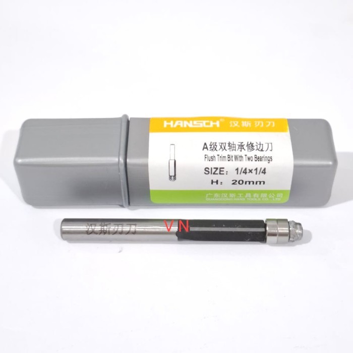 Jual Mata Router 6 mm 2Bearing/Roda/Laminate Flush Trimming Bit HANSCH ...
