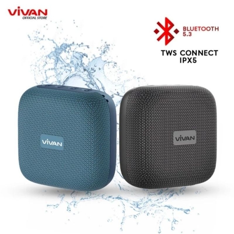 Jual Vivan VS3 Speaker Mini Tws Bluetooth 5.3 IPX5 Playtime 5 Hours ...