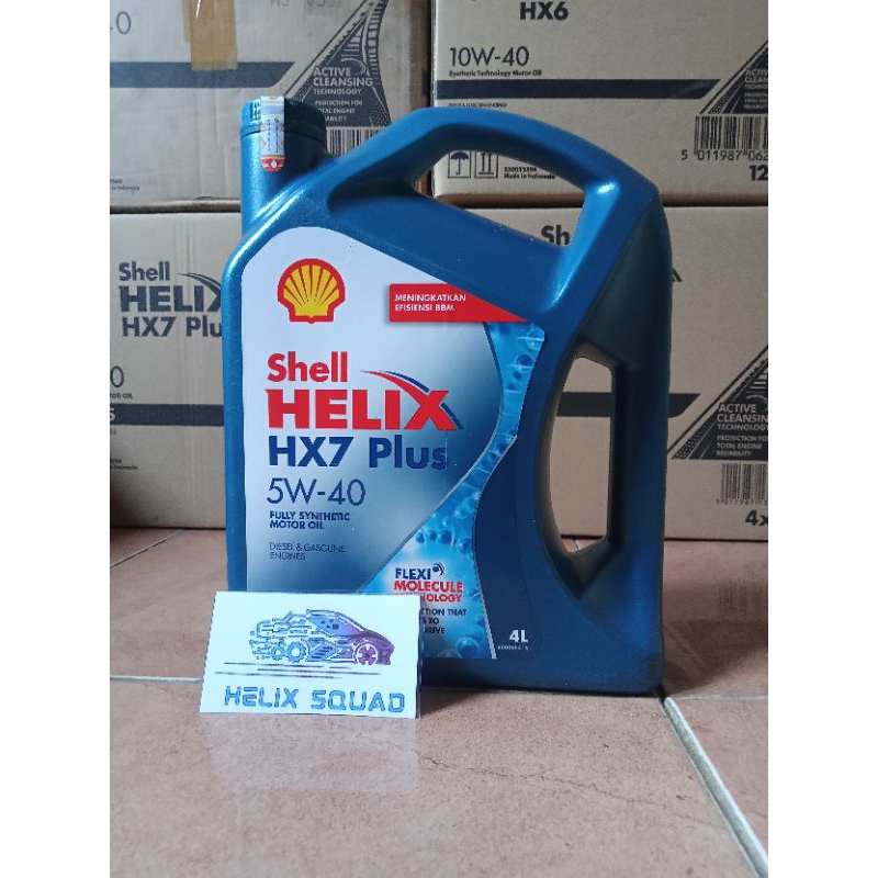 Jual Oli Shell Helix HX7 SAE 5w-40 Fully Synthetic Galon 4 Liter ...