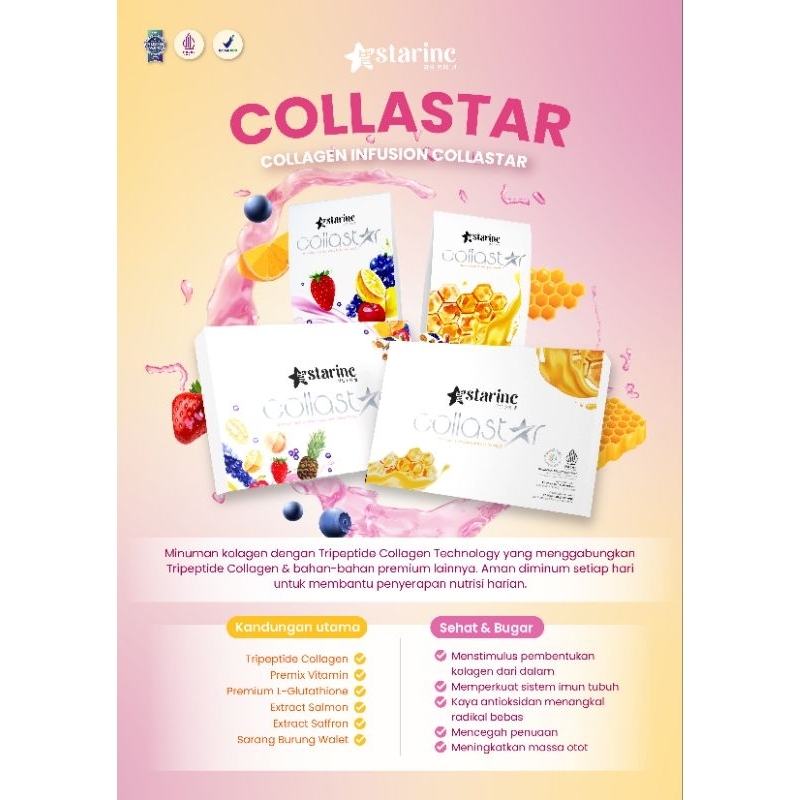 Jual StarInc Collastar, Collagen Tripeptide, Saffron , Sarang burung ...