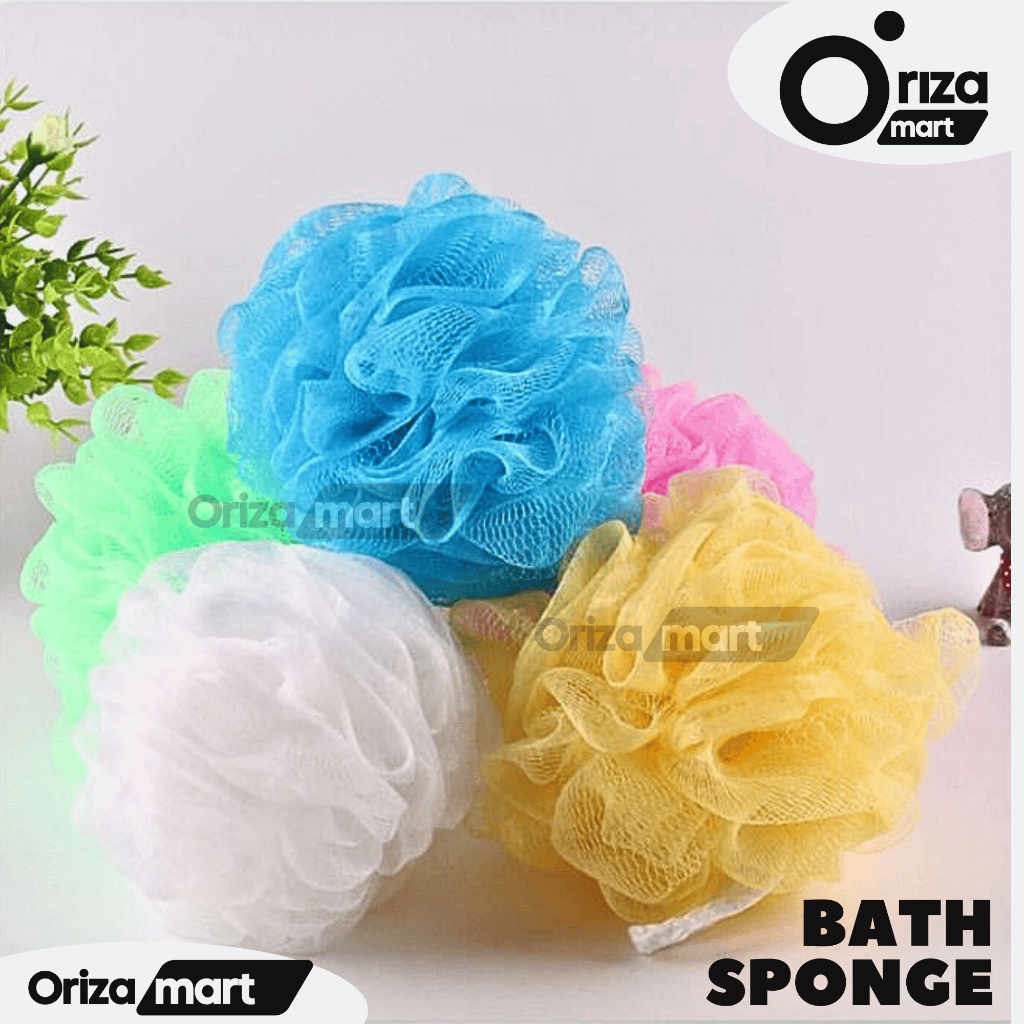 Jual Spons Mandi Bath Sponge Rainbow 15 gram Plus Packingan plastik ...