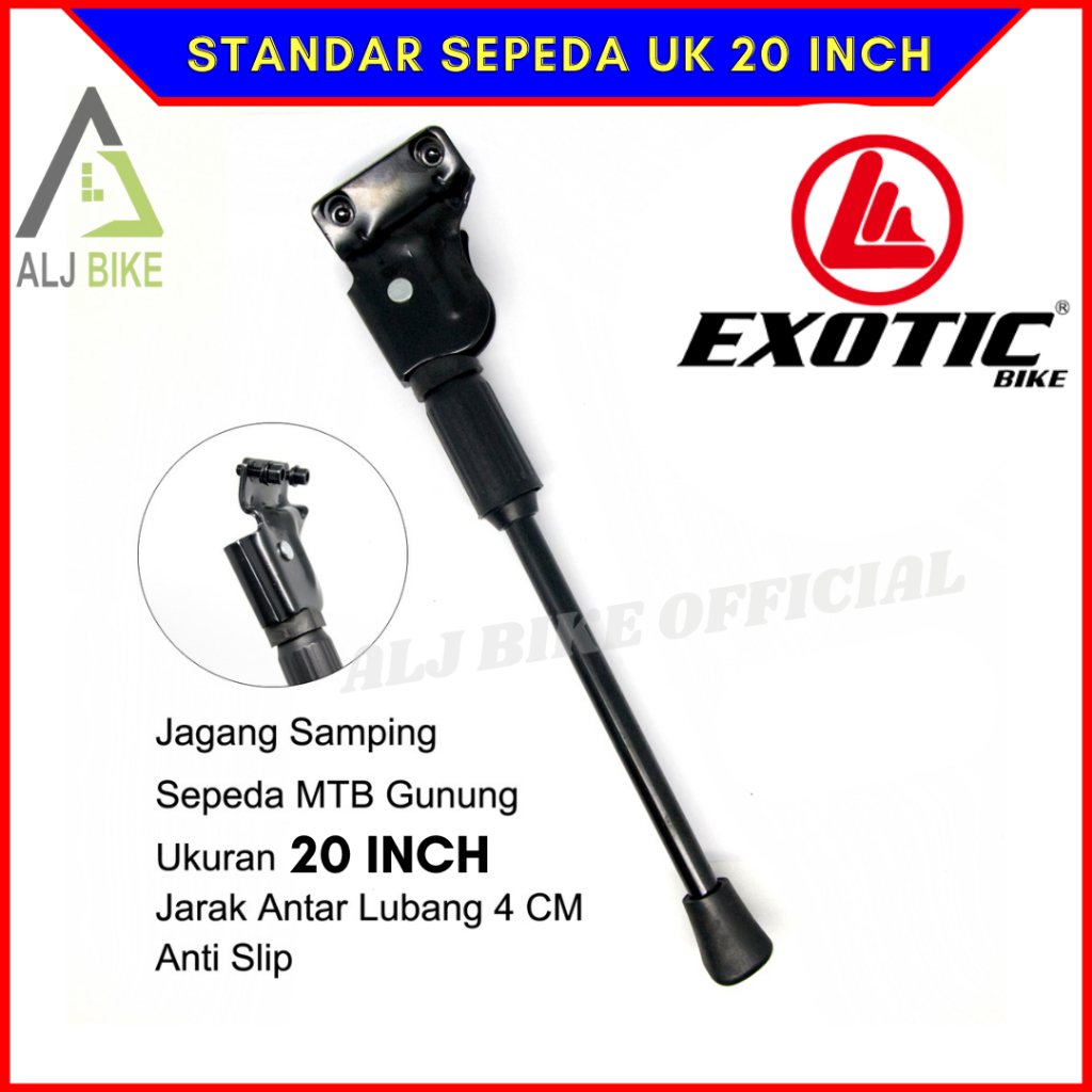 Jual Standar Jagang Sepeda Bmx Lipat Ukuran 20 Inch Model lubang Baut ...